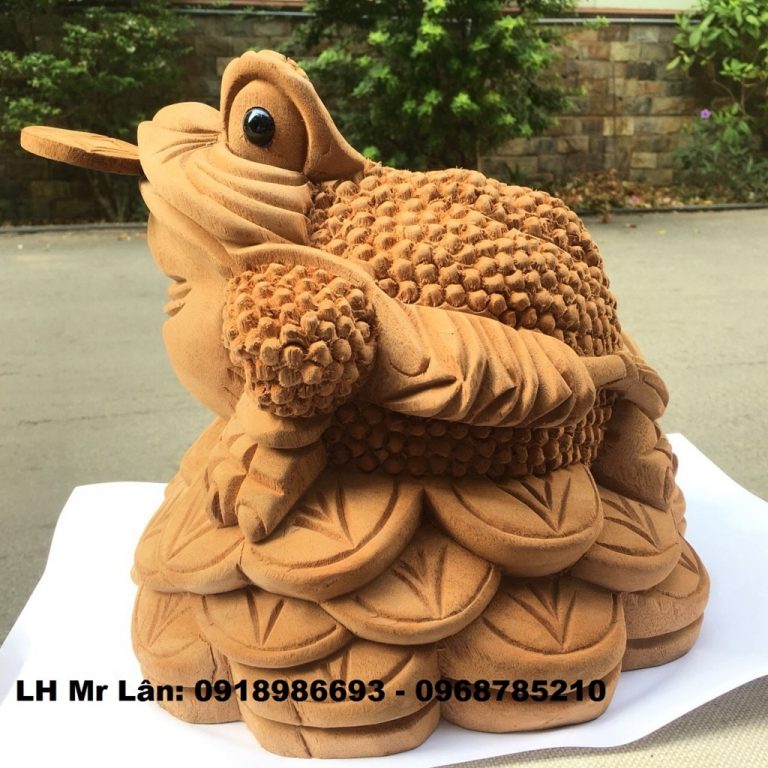 Bán cóc gỗ xá xị - linh vật phong thủy mang lại may mắn cho chủ nhân