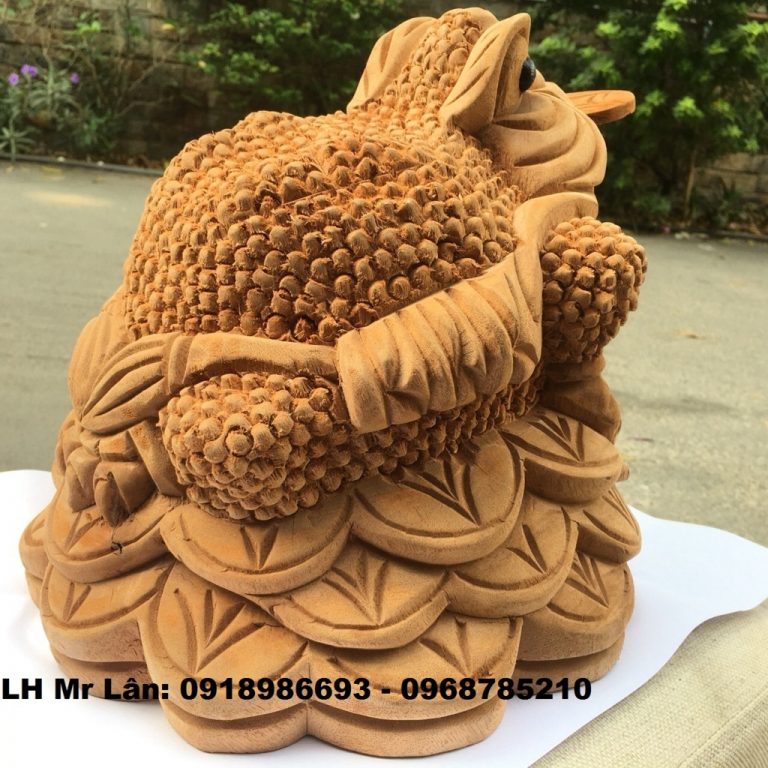 Bán cóc gỗ xá xị - linh vật phong thủy mang lại may mắn cho chủ nhân